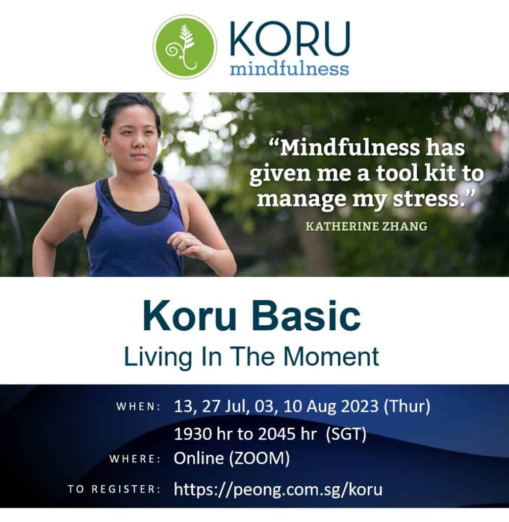 Mindfulness courses - MBSR 正念减压 | Koru | Schools | Meditation