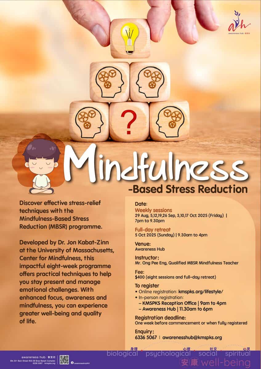8-week Mindfulness-Based Stress Reduction MBSR - PEONG